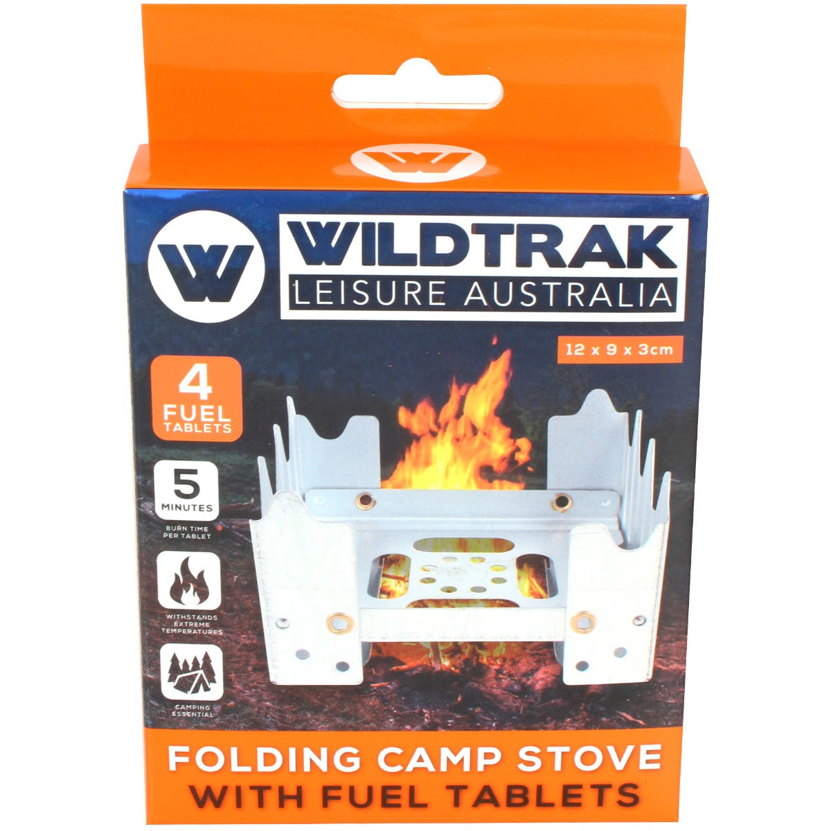 Folding Camp Stove With Fuel Tablets 12x9x3cm – Wildtrak Events 365 (3)